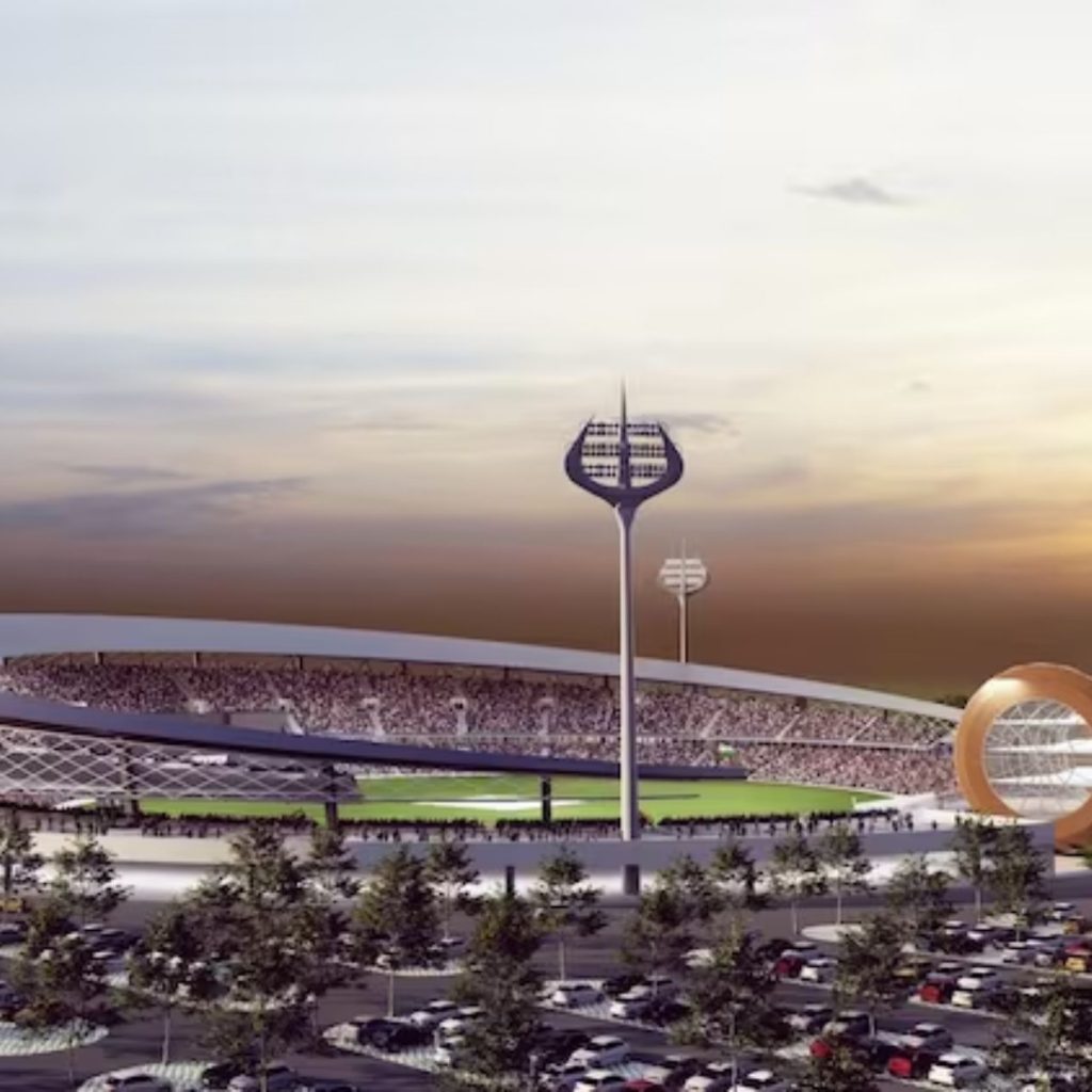 Cricket stadium at Varanasi